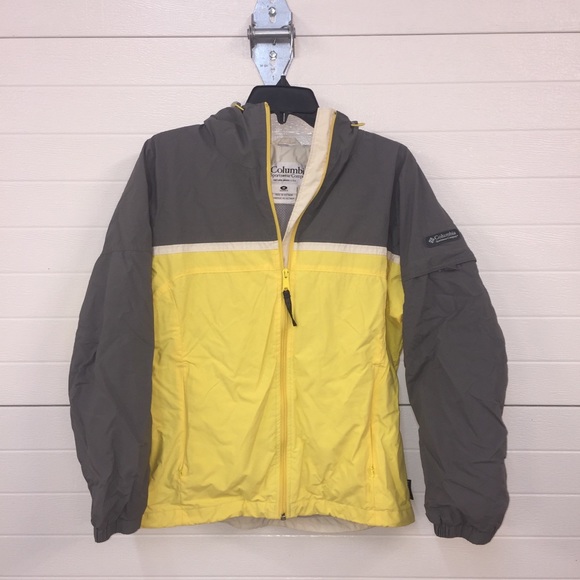 Columbia | Jackets & Coats | Columbia Yellow And Gray Womens Jacket ...